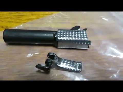 Barrel hood and trigger polishing and jeweling. Jeweling done right ...