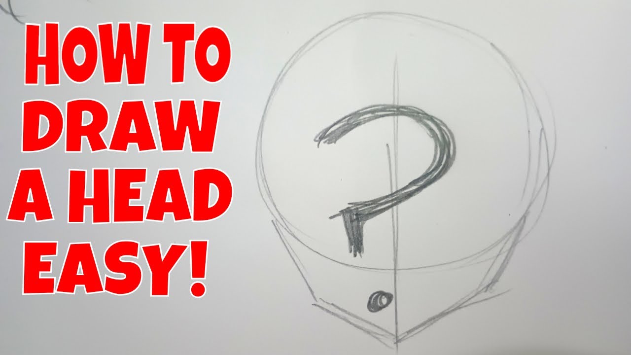 How to Draw a Head for Kids - Easy Head Drawing Tutorial - YouTube