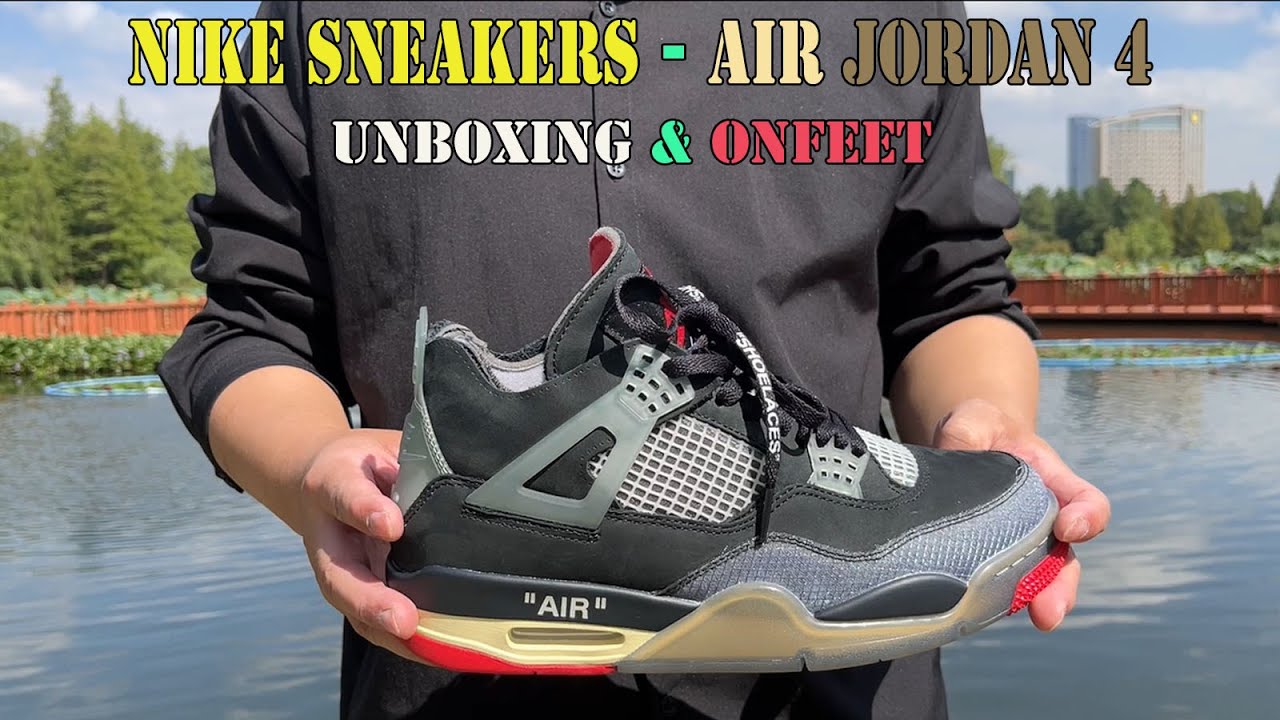 NIKE SNEAKERS UNBOXING DHGATE SNEAKERS AIR JORDAN 4 | REVIEW - YouTube