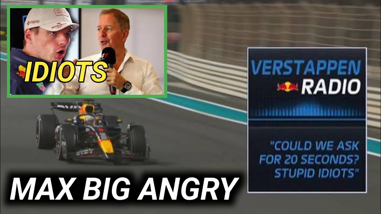 HUGE TENSION Raging Max Verstappen’s radio moan criticised by Martin ...