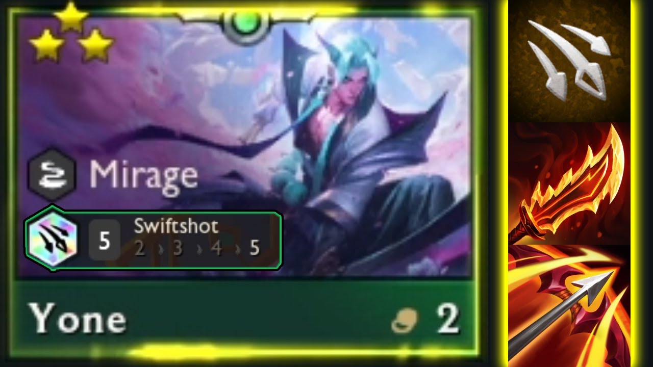 How strong is 5 swiftshots Yone ? | TFT Set 7.5 - YouTube