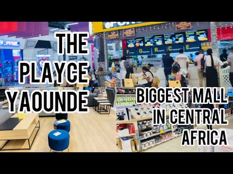 VLOG. VISITING THE BIGGEST MALL IN CENTRAL AFRICA . INSIDE THE PLAYCE ...