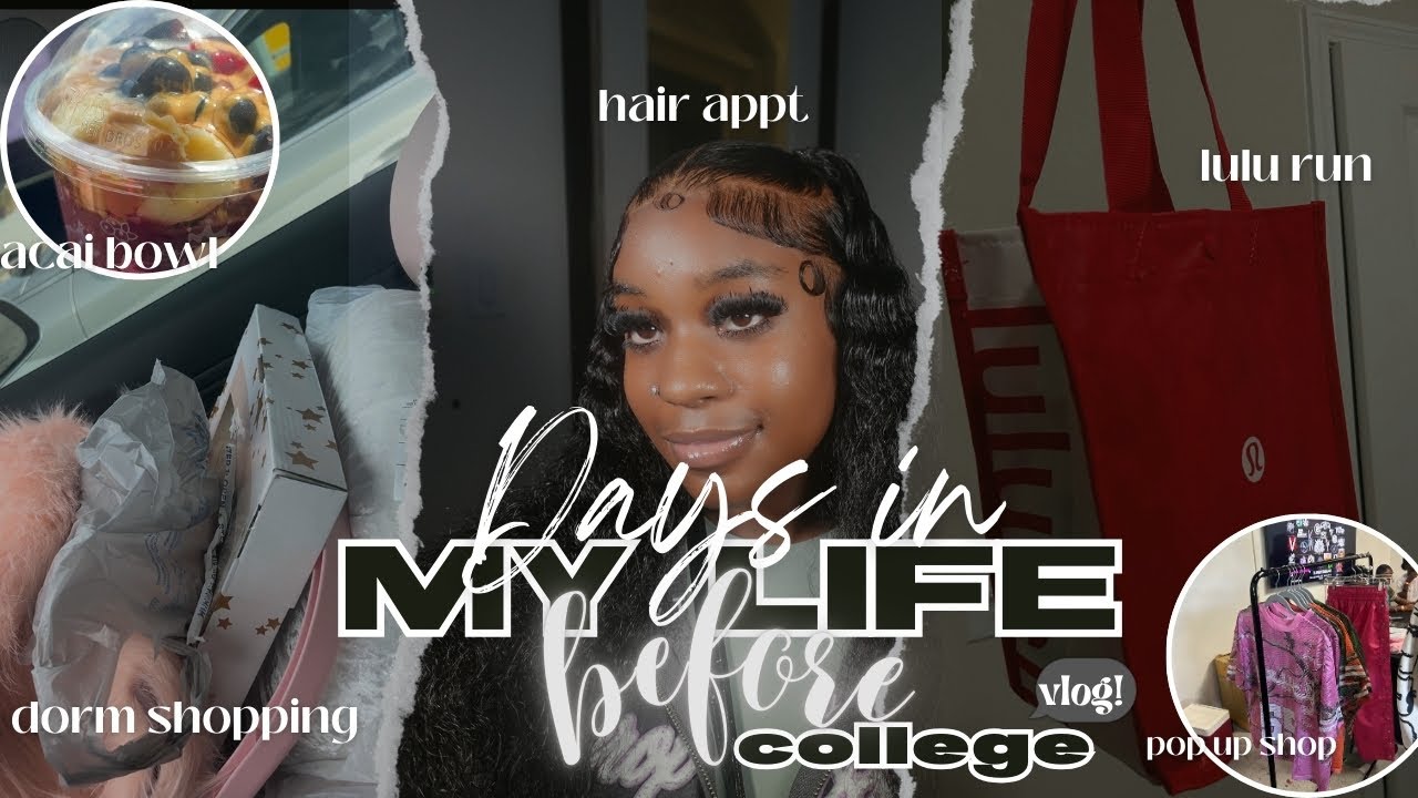 DAYS IN MY LIFE BEFORE COLLEGE: Maintenance, Dorm shopping, Lulu, Pop ...