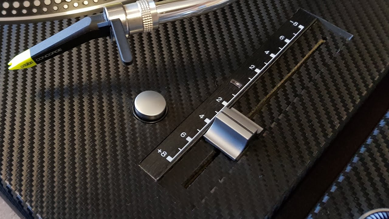 Digital Pitch Vs Analog Pitch Control , Technics 1200 1210 - YouTube