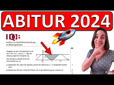 🚀🚀🚀 DIESE INTEGRAL AUFGABE KAM IN DEUTSCHLAND IM ABI (IQB Pool) | Trigonometrische Funktion