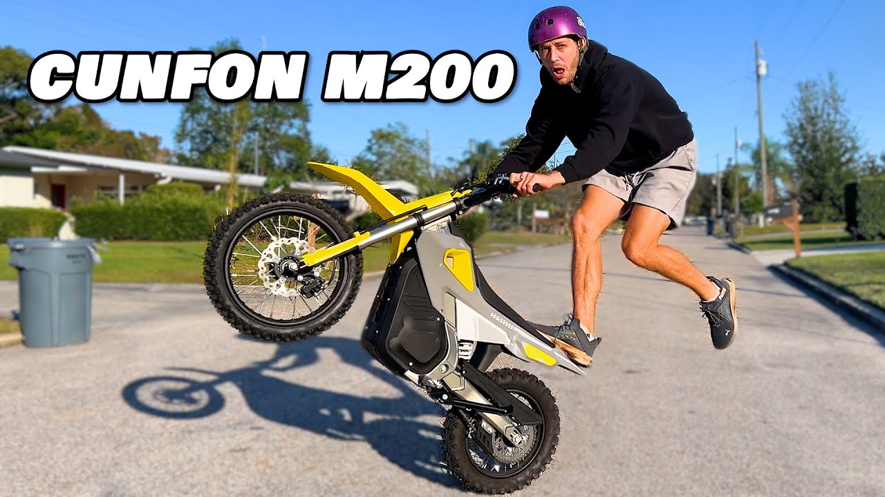 NEW ELECTRIC PIT BIKE | Mini Stark Varg!? - YouTube