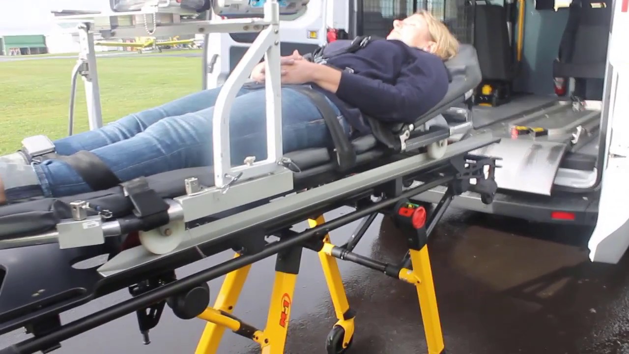 MU-2 EMS Stretcher Loading System - YouTube