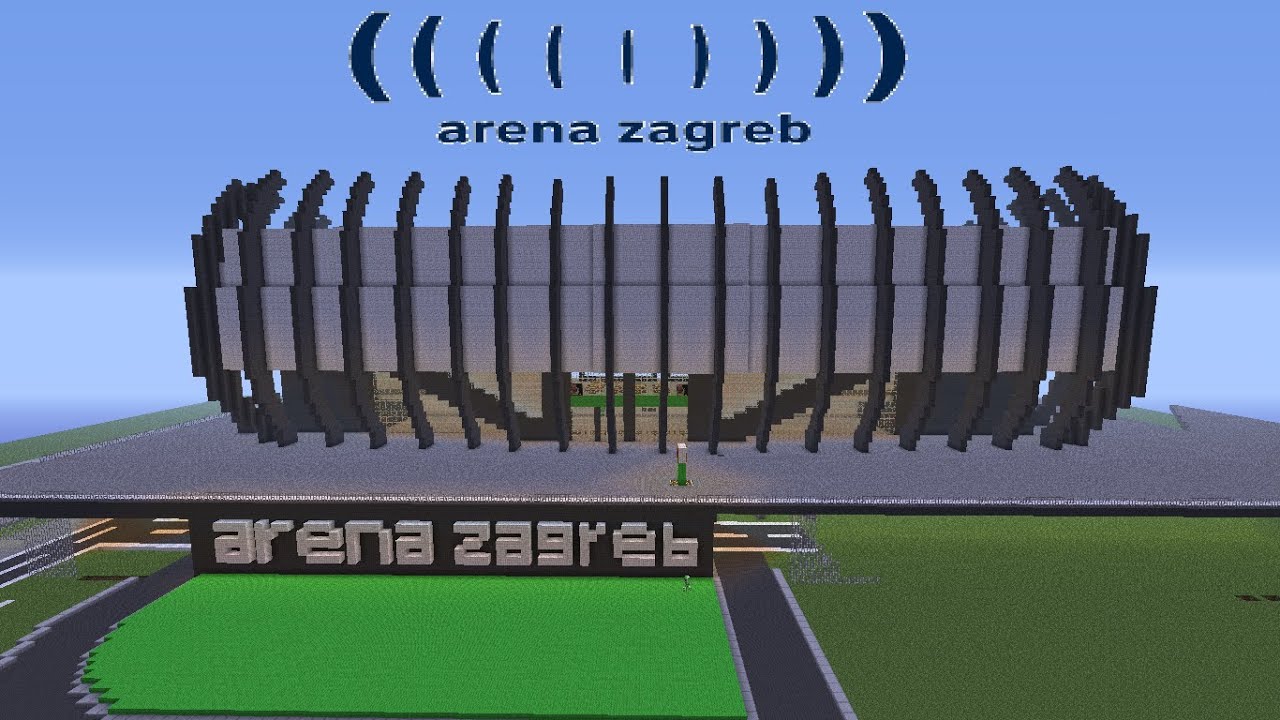 Arena Zagreb Minecraft - YouTube