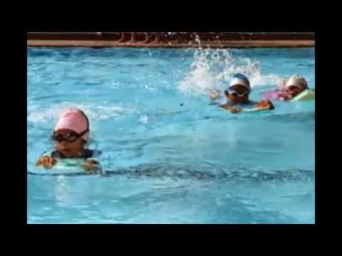 Louvre International college swimming meet - YouTube