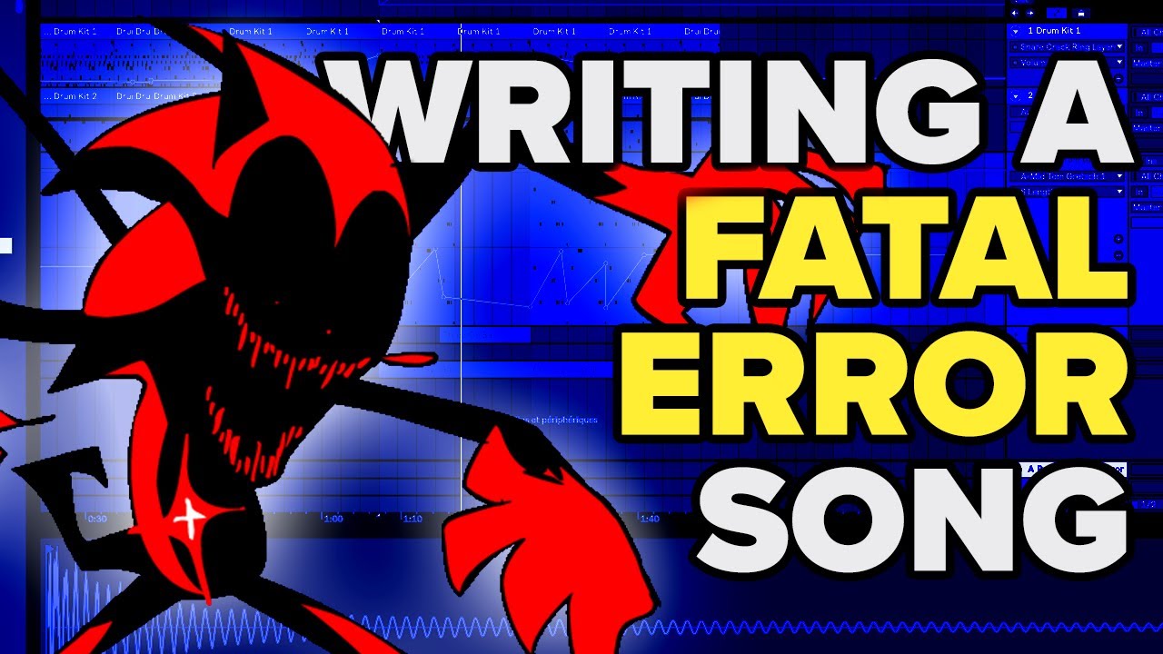 Writing a FATAL ERROR SONIC.EXE Song - YouTube