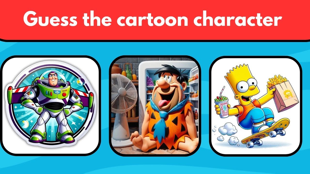 Guess the Cartoon Character Challenge | Can You Name Them All?" - YouTube
