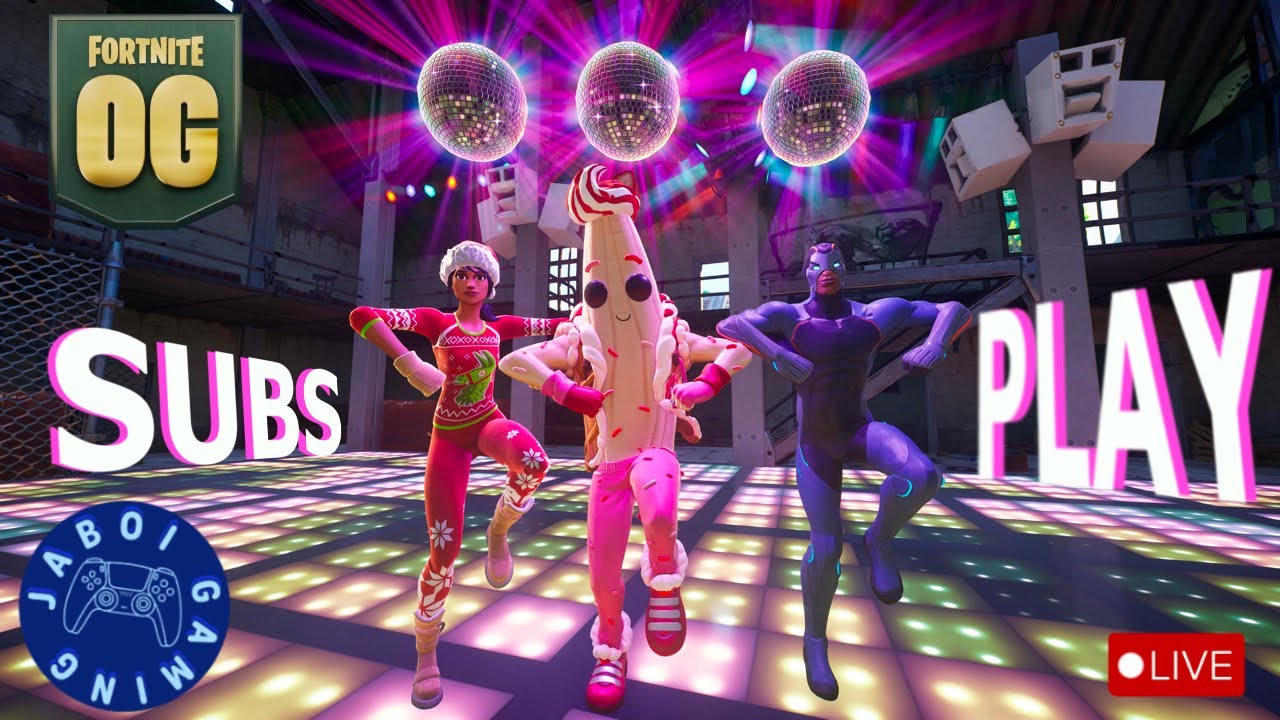 🔴LIVE OG Fortnite Battling with Subs! Join the Party! - YouTube