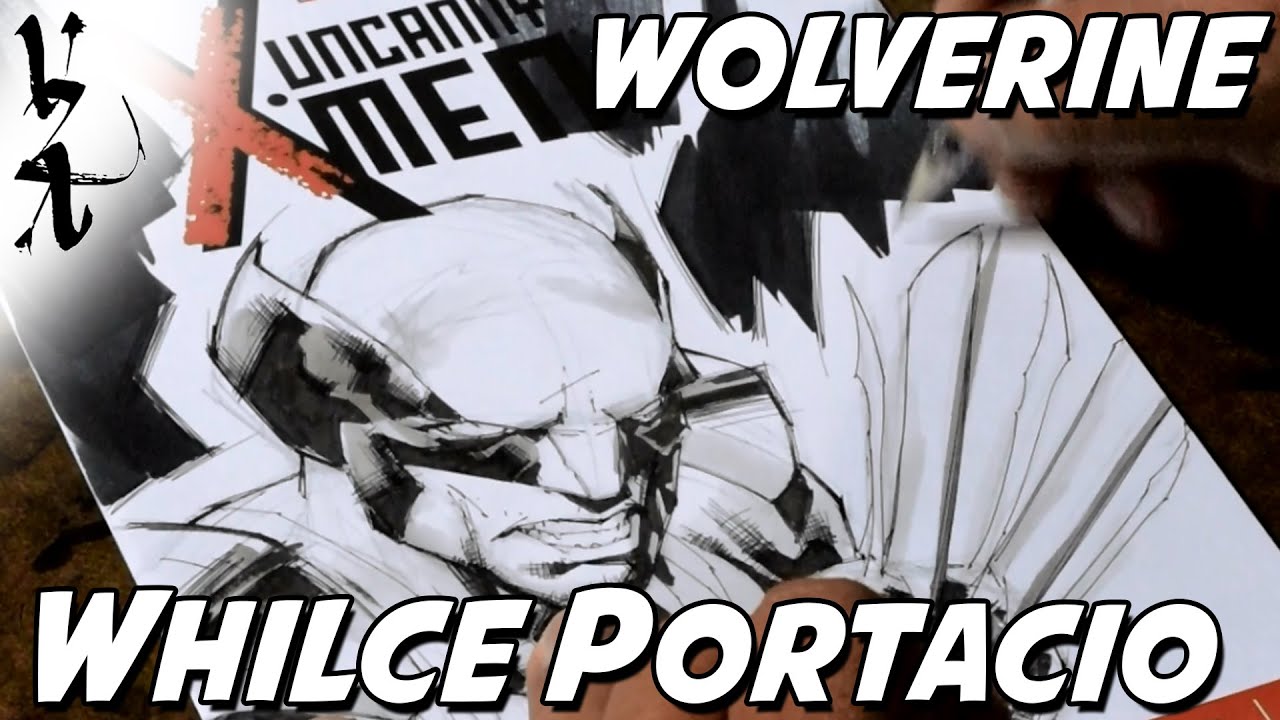 Whilce Portacio drawing Wolverine - YouTube