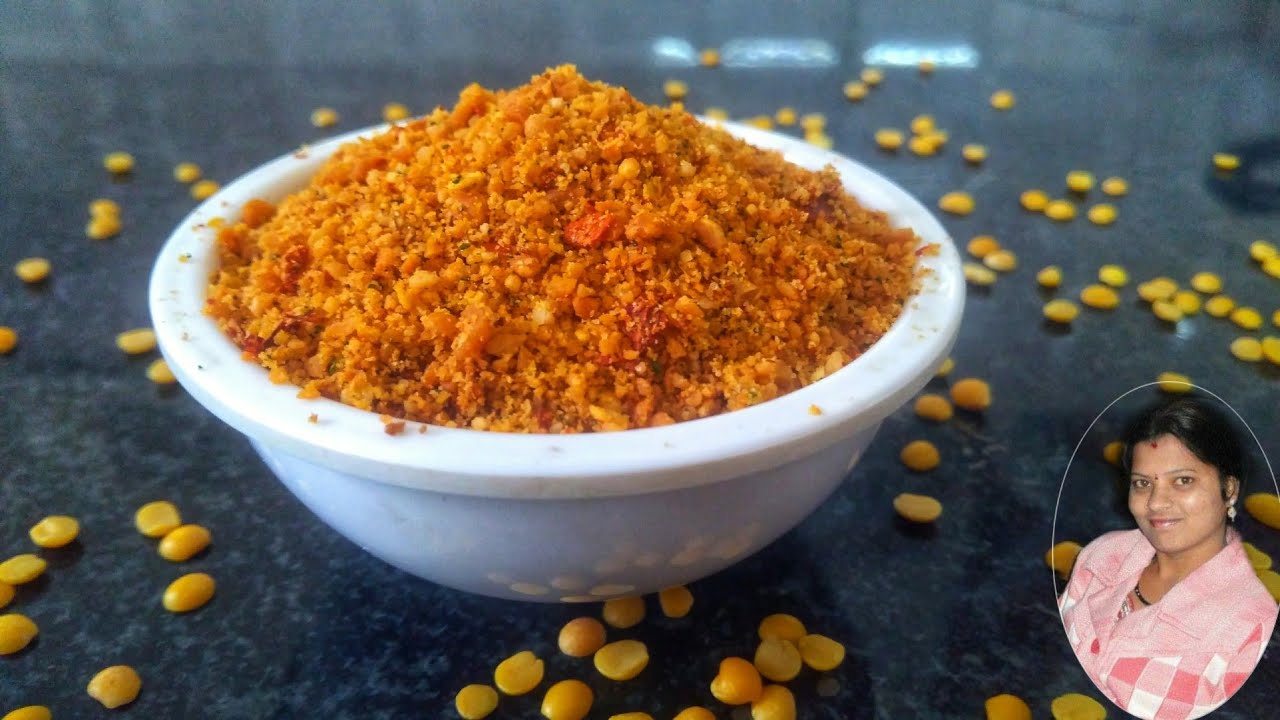 కంది పప్పు పొడి తయారీ విధానం | How to prepare Red gram powder ...