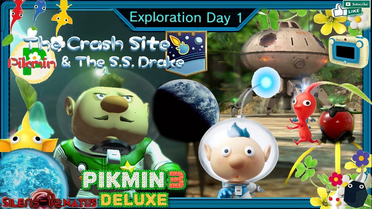 Exploration Day 1: The Crash Site - Pikmin & The S.S. Drake [PIKMIN 3 ...