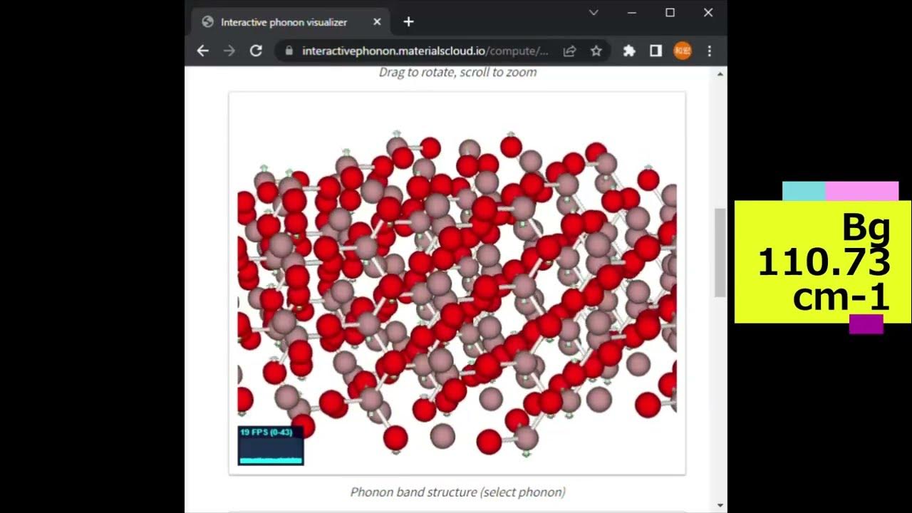 Lattice vibrations in C2/m Ga2O3 - YouTube