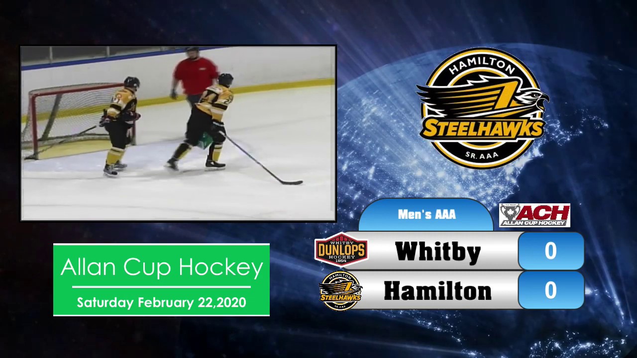 ACH TV Live Stream Semi-Finals Game 2 Hamilton Steelhawks at Whitby ...