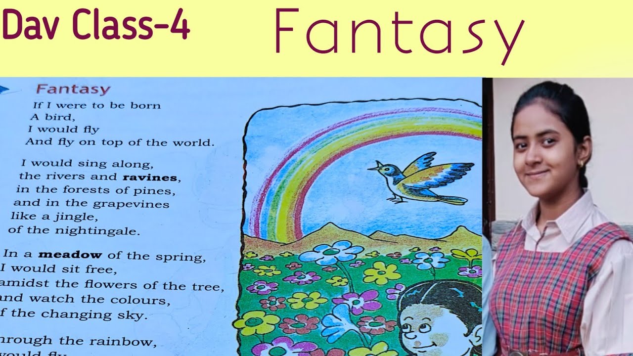 Dav Class-4 English Fantasy Complete poem Discussion. Unit4. - YouTube
