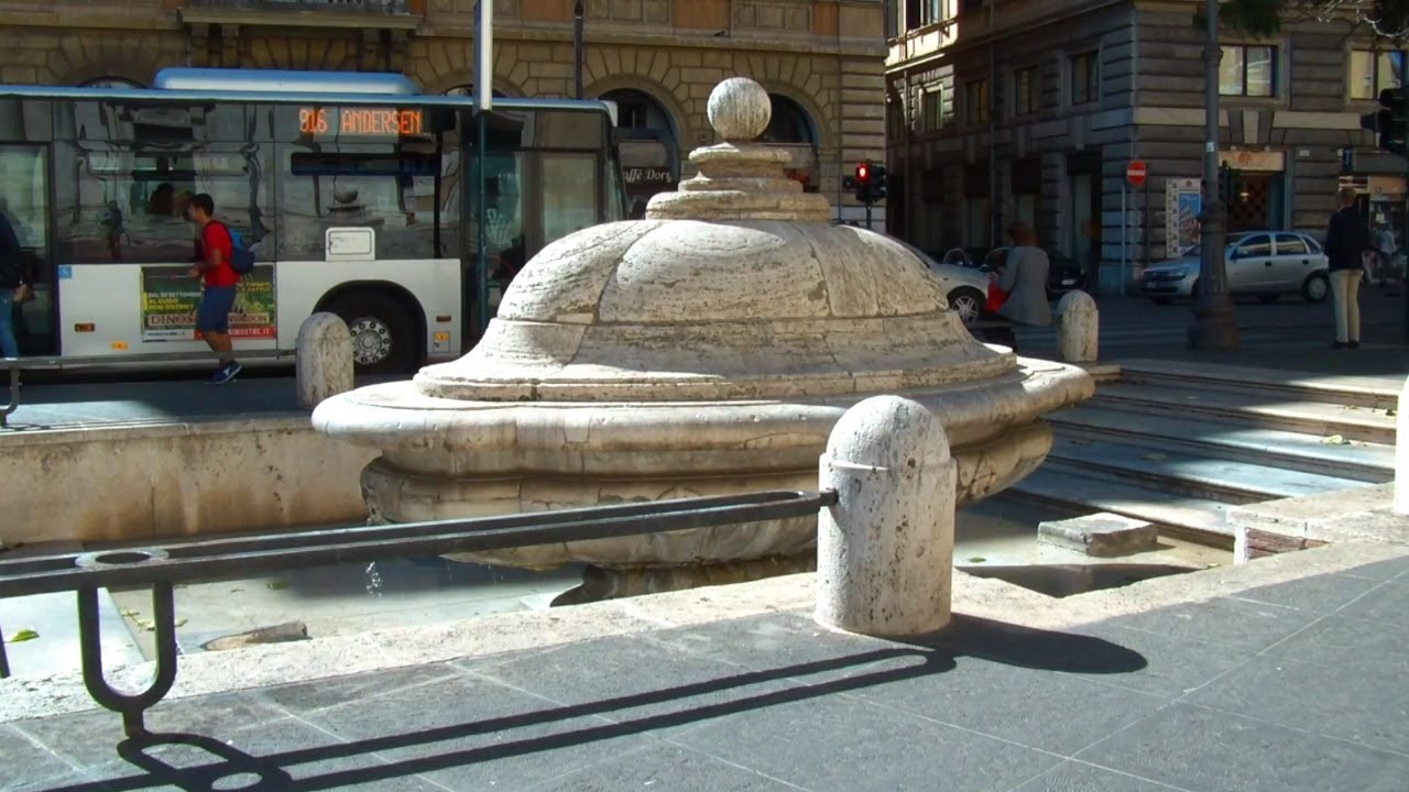Fontana Della Terrina ("Tureen Fountain") In Rome - YouTube