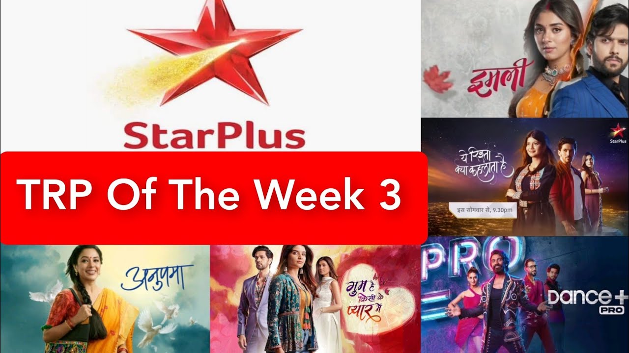 Star Plus All Serial's BARC TRP Report Of The Week 3 2024 - YouTube