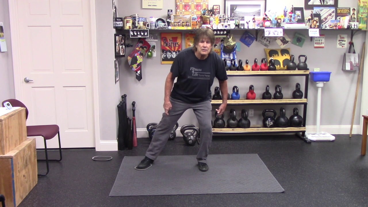 Single Leg Exercise: Side To Side Motion - YouTube