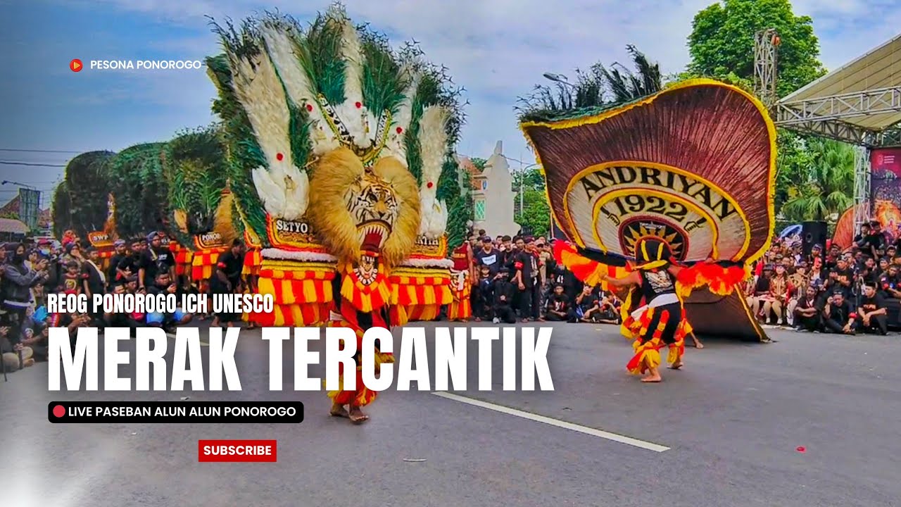 LUAR BIASA..!! KEDATANGAN 2 DADAK MERAK ISTIMEWA REOG PONOROGO SERENTAK ...