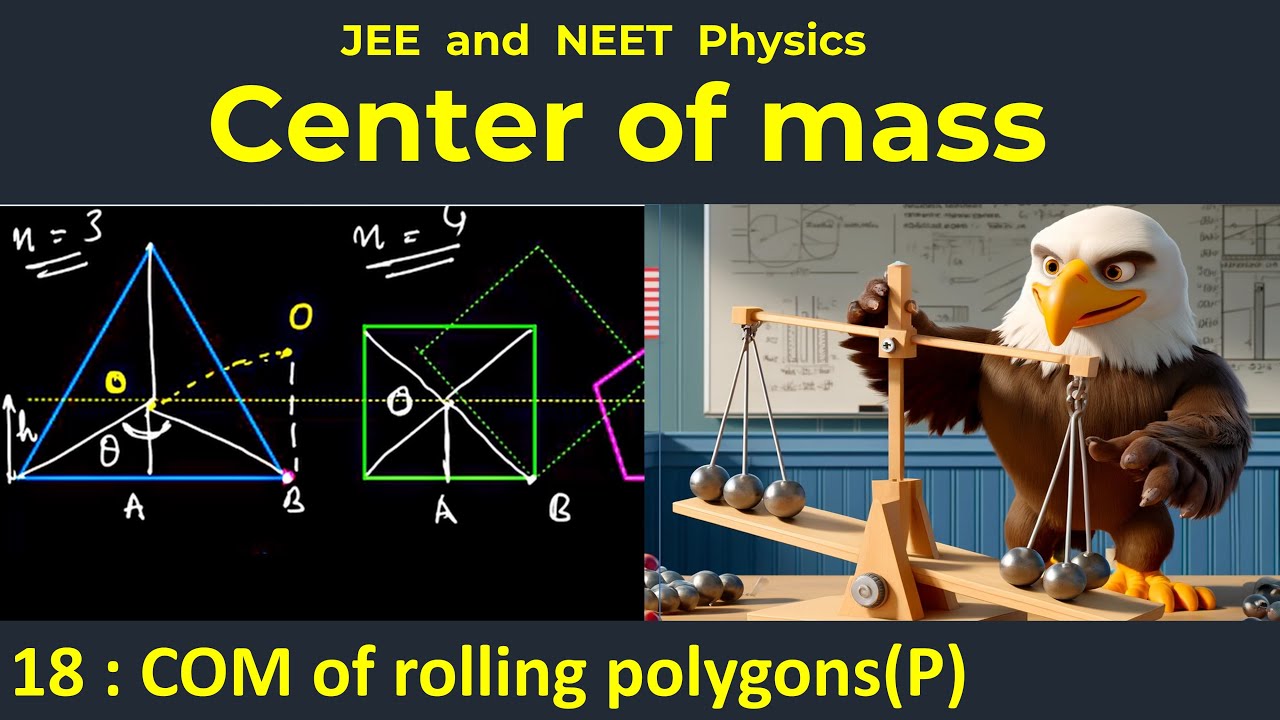18. Center of mass of rolling polygons(P) | IIT JEE Physics - YouTube