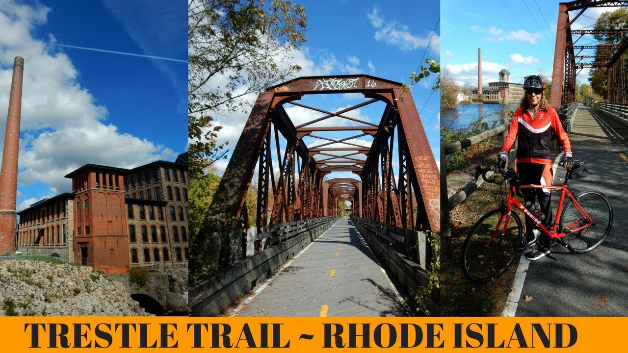 Views from the Trestle Trail Greenway Bike Path ~ Rhode Island ~ Fall ...