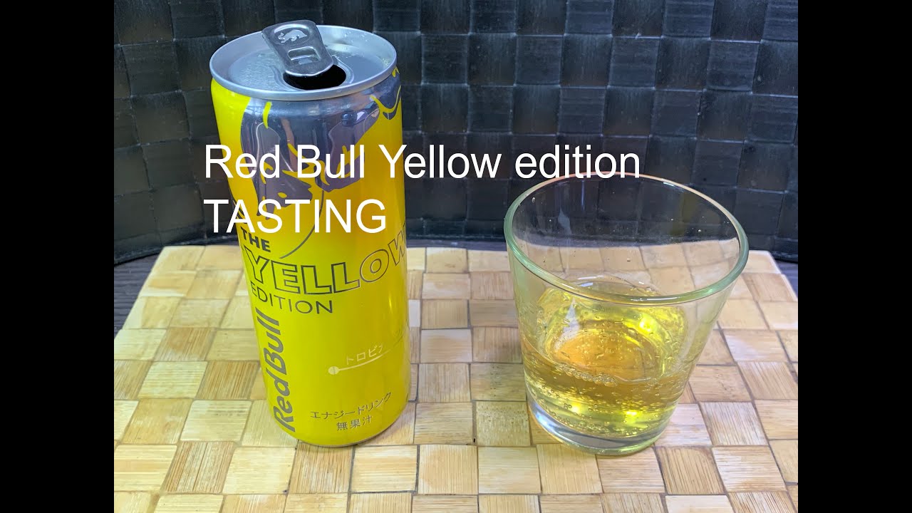 RedBull Yellow edition tasting - YouTube