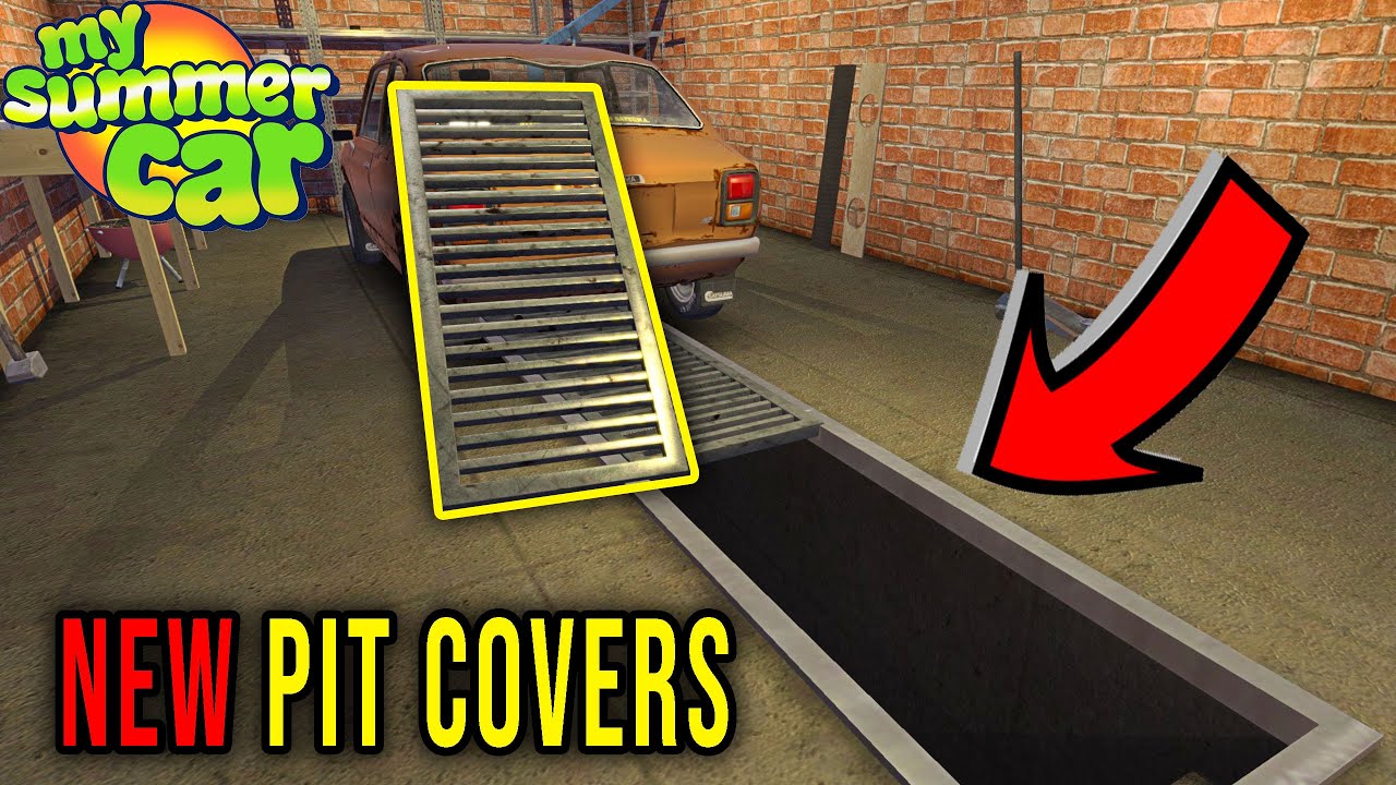 I INSTALLED NEW PIT COVERS IN THE GARAGE - My Summer Car Story [S3 ...