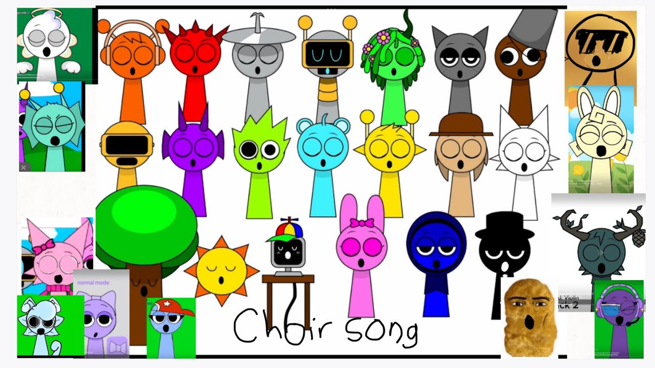 The sprunkis are singing the choir song - YouTube