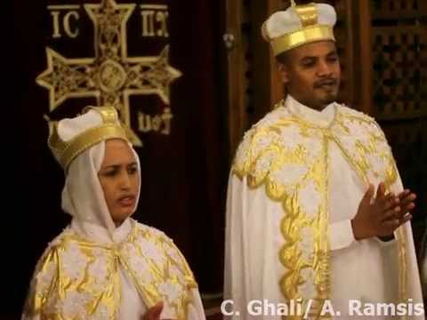 Ethiopian Orthodox Tawahedo Mezmur at Ethioian wedding in Egypt ...