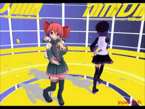 [MMD] Dream Fighter - Defoko, Teto, & Momo - YouTube