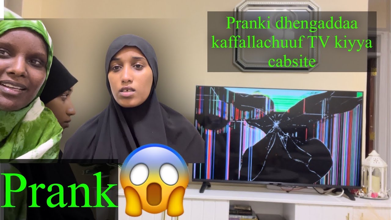 Pranki dhengaddaa kaffalachuuf TV kiyya cabsite/prank - YouTube
