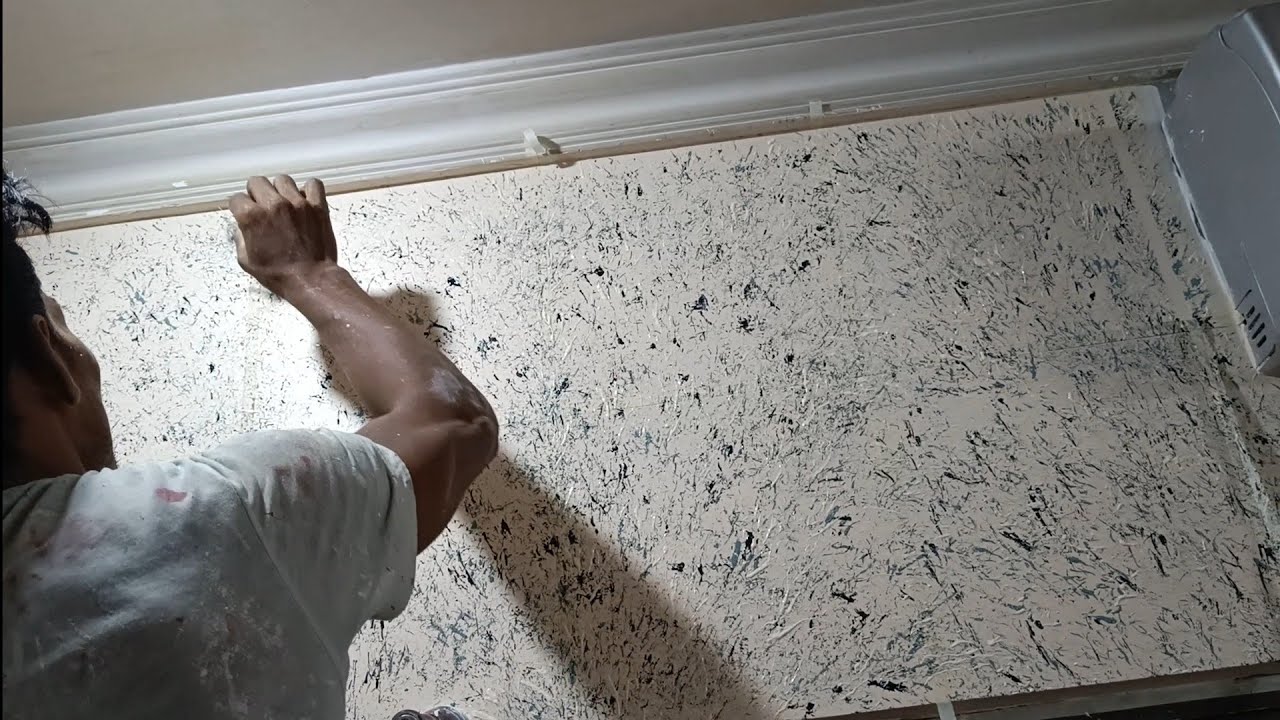 Wall painting design ideas|| raging roller design ideas|| texture ...