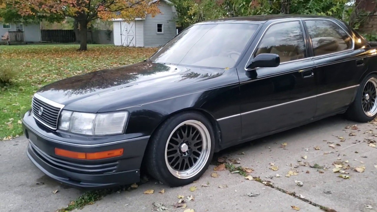 Cheap lip spoiler mod for ls400 owners - YouTube