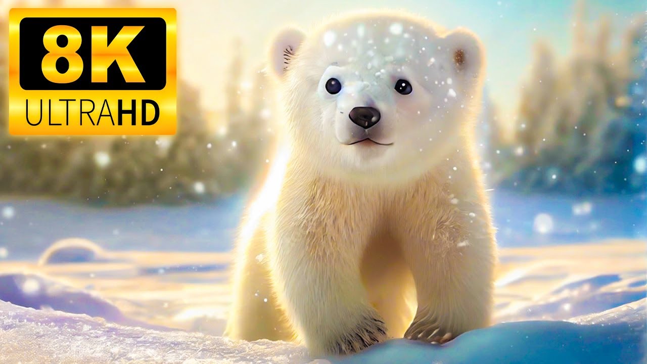 CUTE BABY ANIMALS - 8K (60FPS) ULTRA HD - With Nature Sounds ...