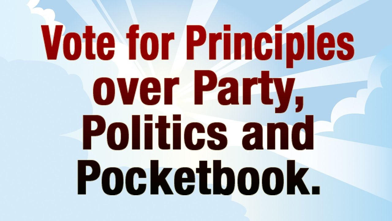 LDS Prophets on Voting Principles over Party & Politics (Ezra Taft ...