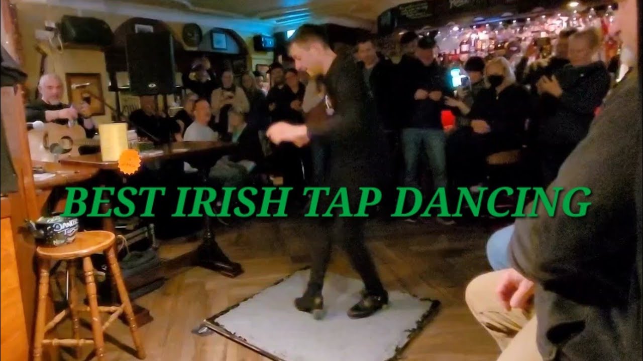 INCREDIBLE Irish 🇮🇪 Pub Tap Dancing!! Includes Ole Ole Ole Soccer ⚽️ ...
