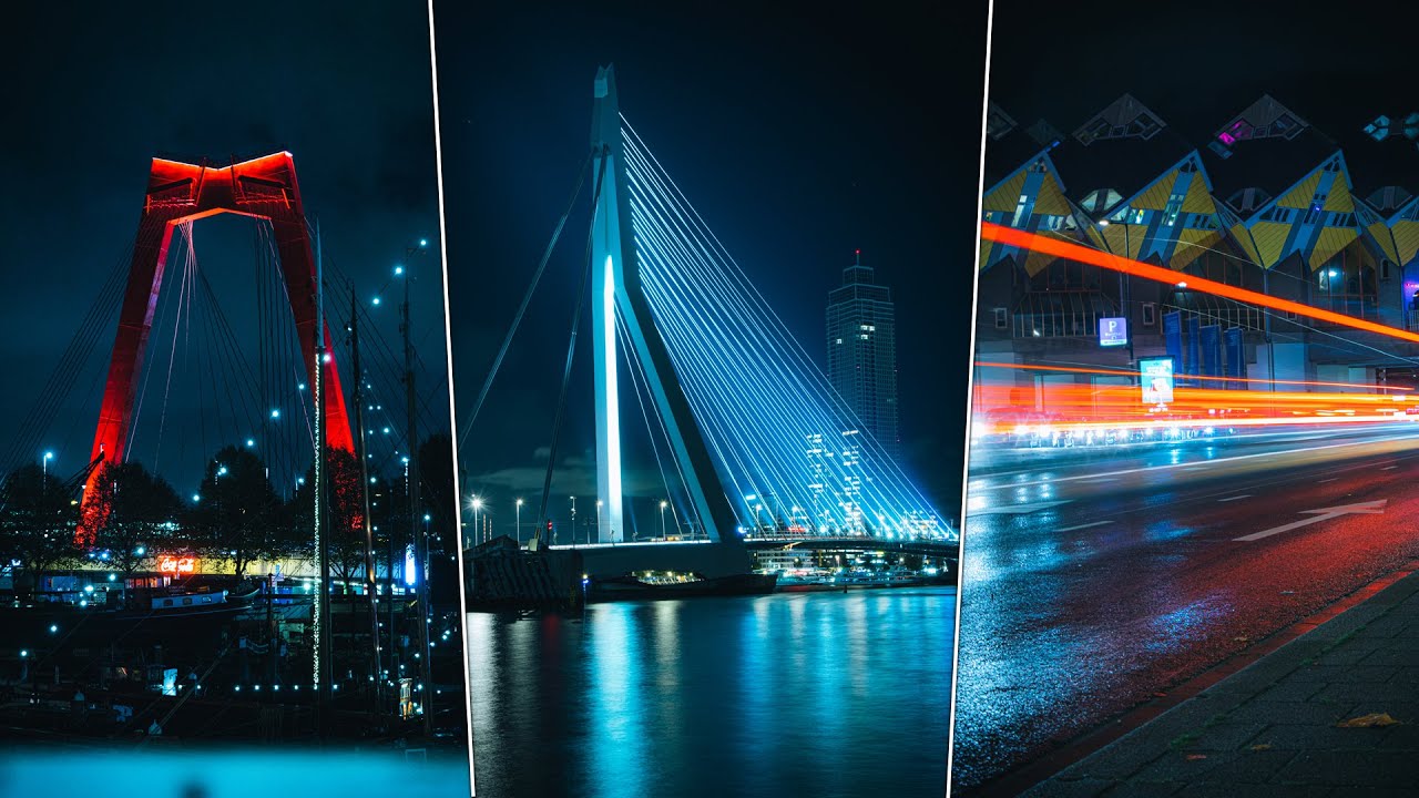 Rotterdam Night Photography POV - YouTube
