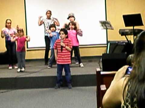 children church doing stomp kirk franklin - YouTube