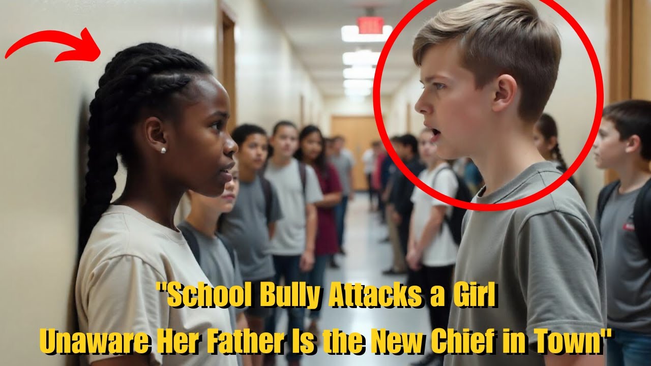 School Bully Attacks a Girl Unaware Her Father Is the New Chief in Town - YouTube