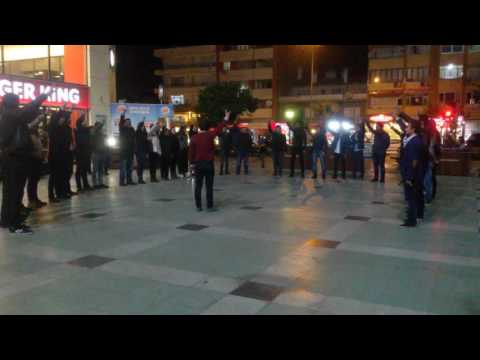 Bozkurtlar nazillide meydanı inletti  Türk Ocağı genclik kollari