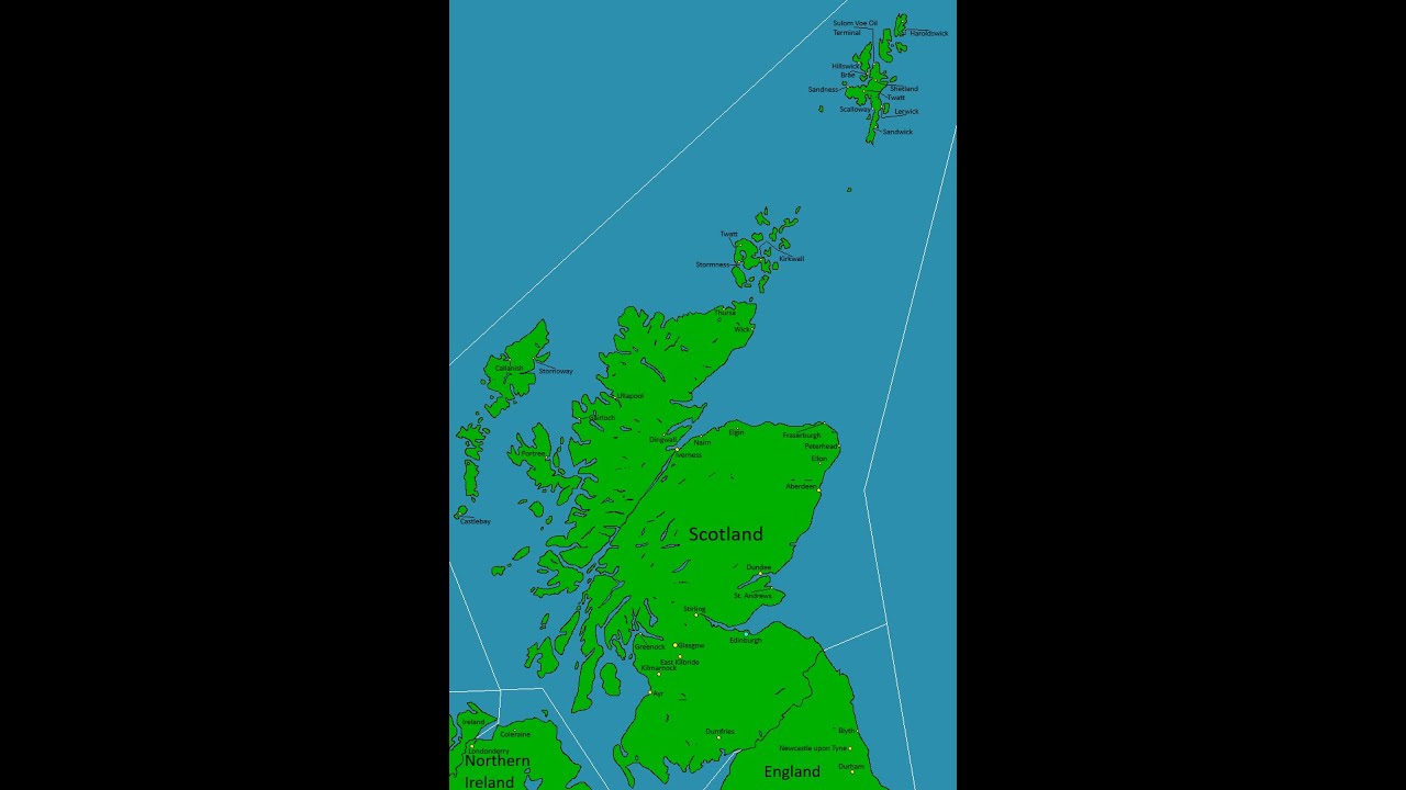 Simple map of Scotland - paint #paint #mapping #mappingvideos #scotland ...