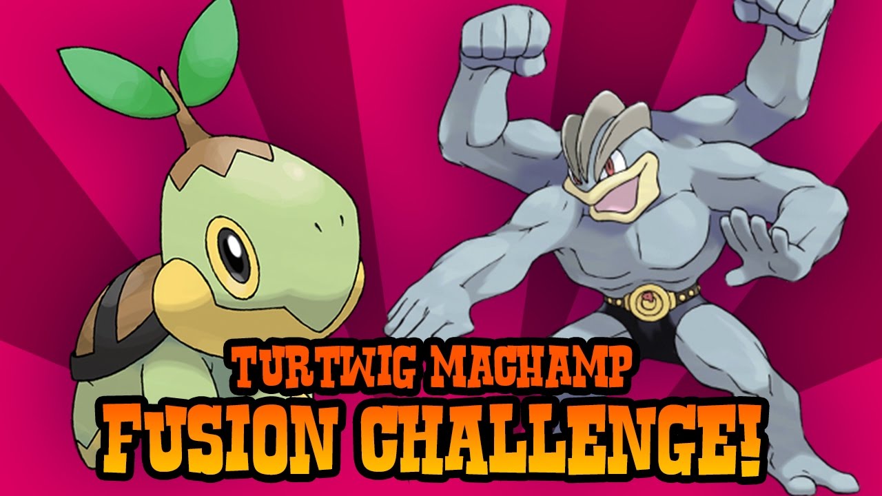 How to Draw Turtwig + Machamp Fusion | ART CHALLENGE - YouTube