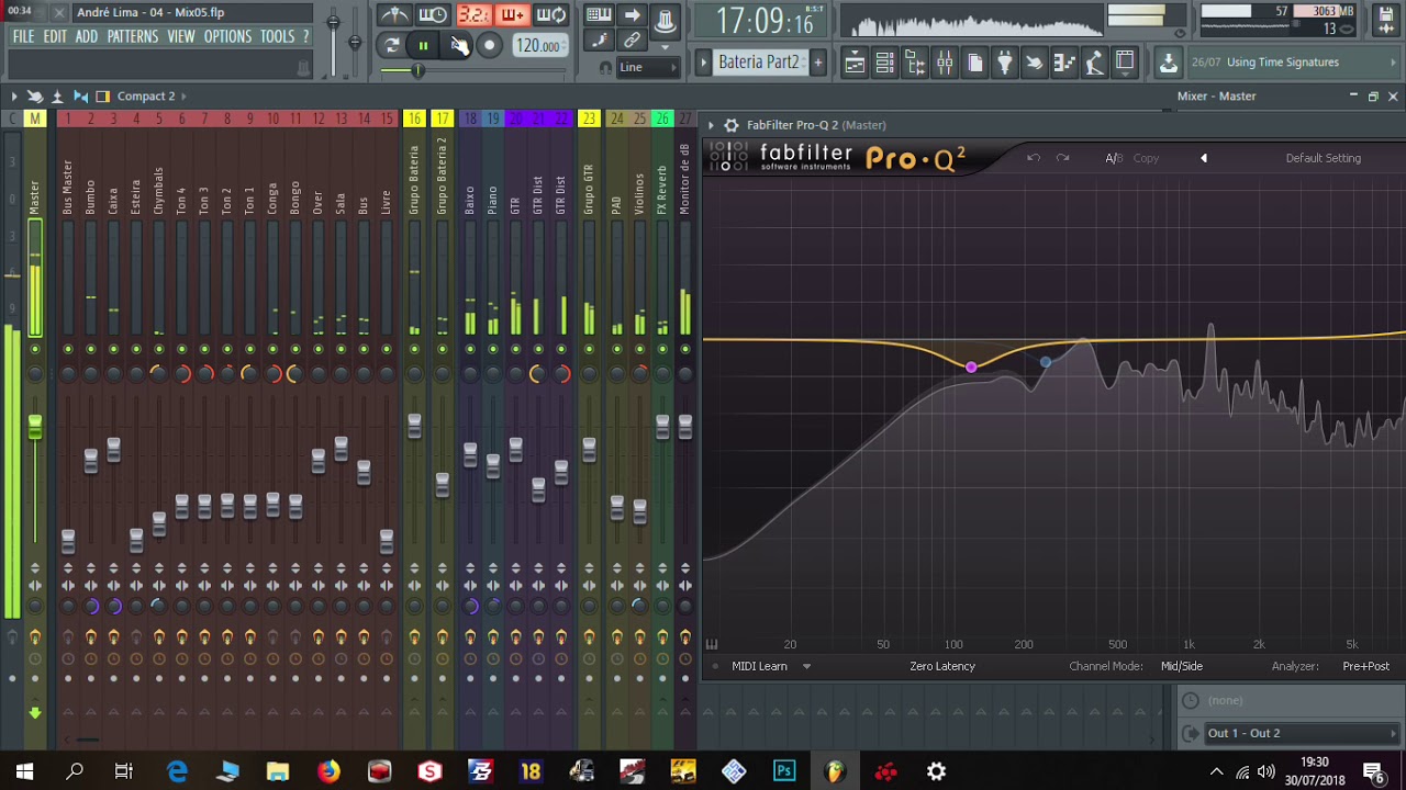 FL Studio - Mix projeto 04 - André Lima - YouTube