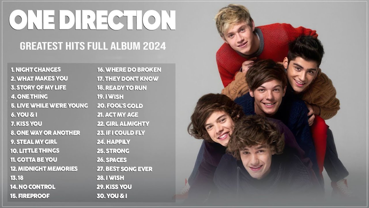 One Direction Songs 2024 ~ Greatest Hits Full Album 2024 ~ Top 30 Hits ...