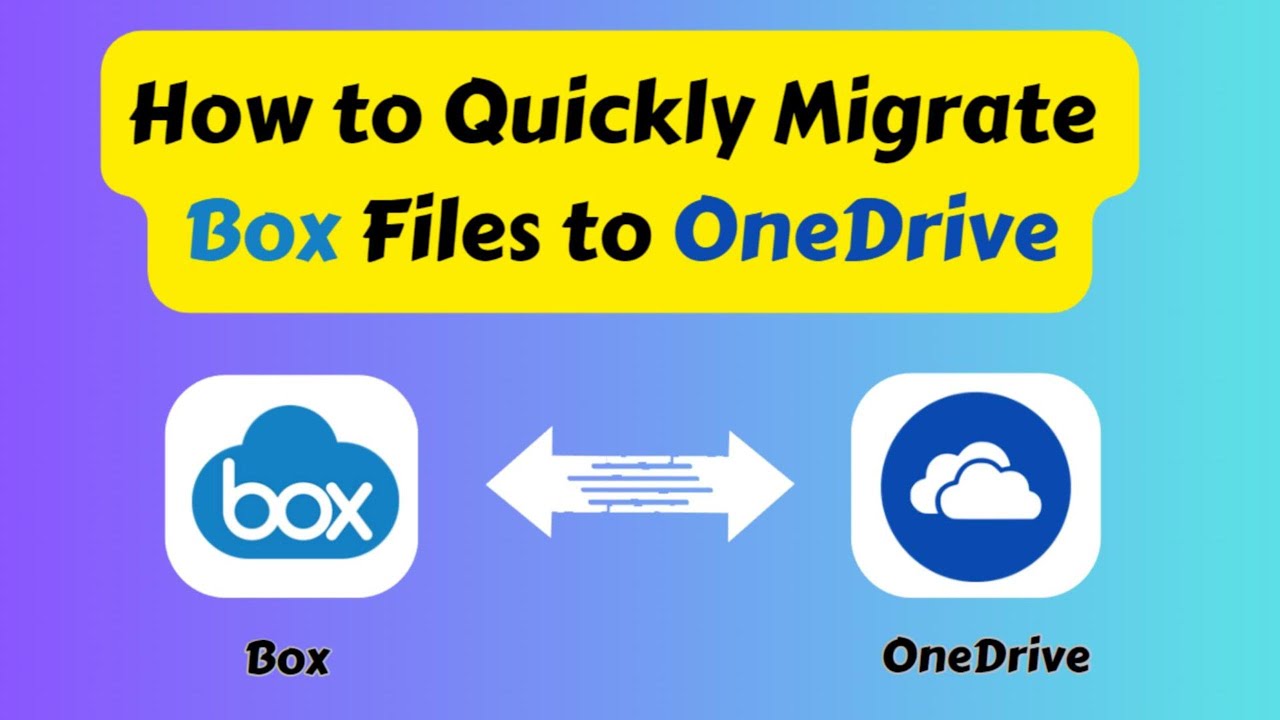 How to Quickly Migrate Box Files to OneDrive - YouTube