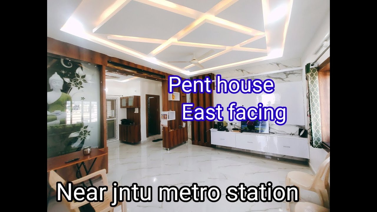 Furnished 2bhk pent house for sale near raghavareddy function hall jntu ...