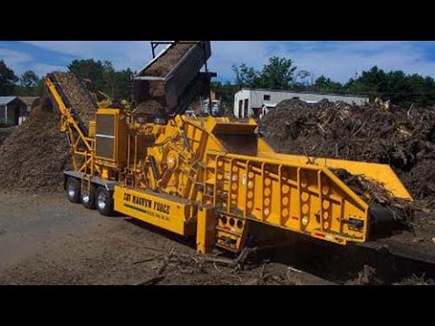 Incredible Wood Shredder Machines In Action - Extreme Fast Wood Chipper ...